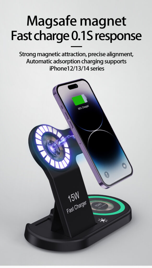 Foldable Wireless Charing Station H50 - CYCER TECHNOLOGY CO.,LTD